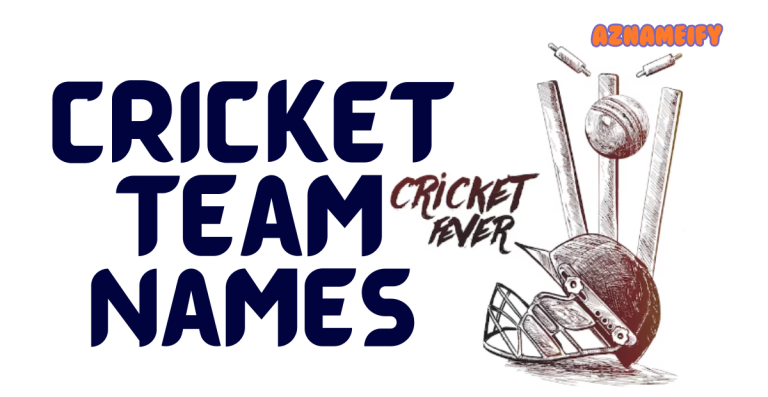 550+ Cricket Team Names Cool Unique Creative & Energetic