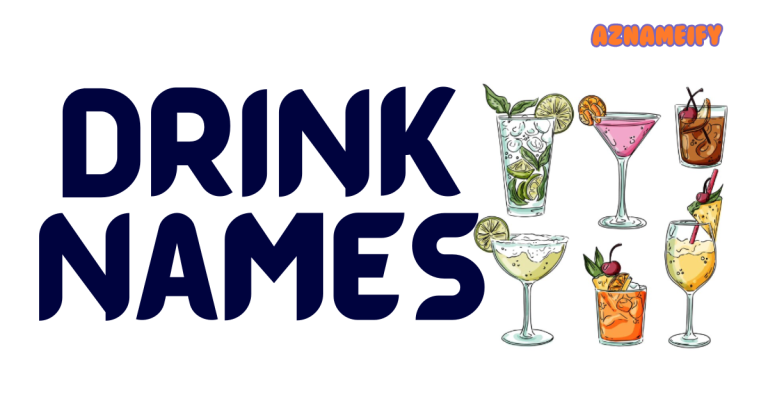 550+ Drink Names Unique Creative Interesting Epic & Catchy