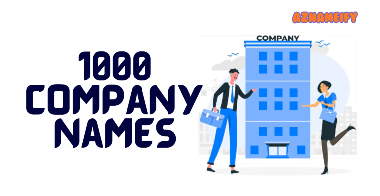 Best 1000 Company Names Unique Cool Creative & Professional
