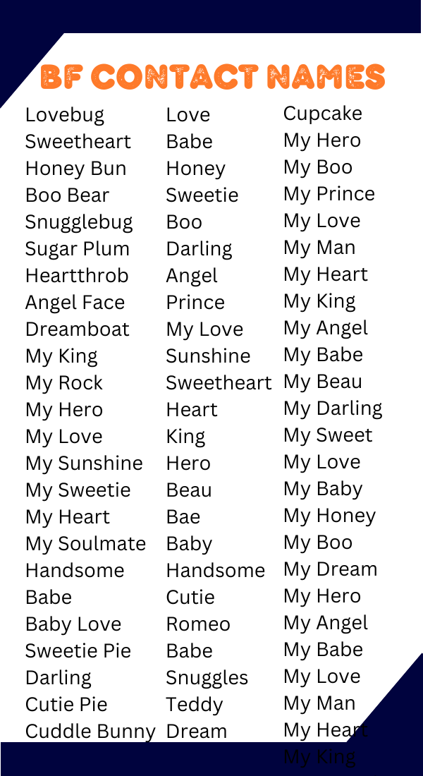 550 Bf Contact Names Unique Cute Romentic Pretty Lovely 550 Bf Contact Names Unique Cute Romentic Pretty Lovely