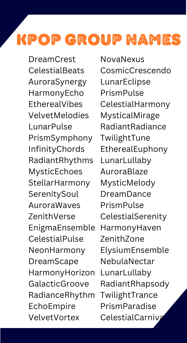550 Kpop Group Names Unique Creative Romentic Funny 550 Kpop Group Names Unique Creative Romentic Funny
